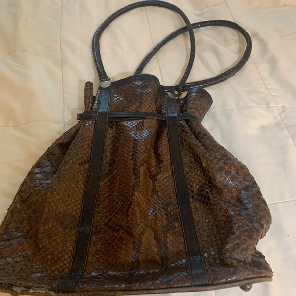 Bags | Snake Hobo Bag | Poshmark